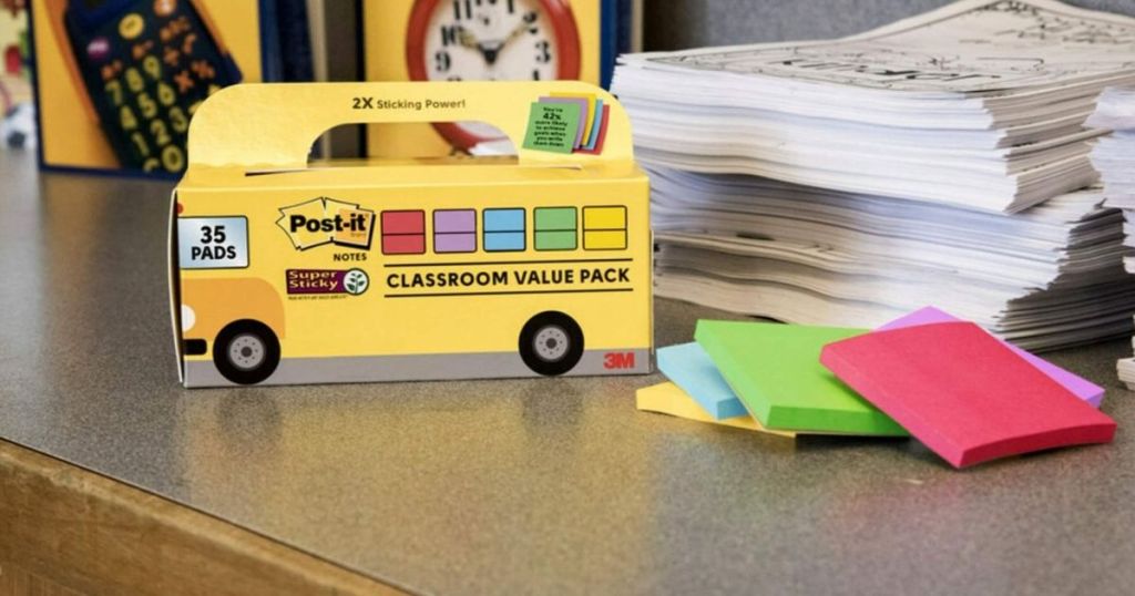 Post-it Super Sticky Notes Bus Only $14.97 on Walmart.com | Includes 3 ...